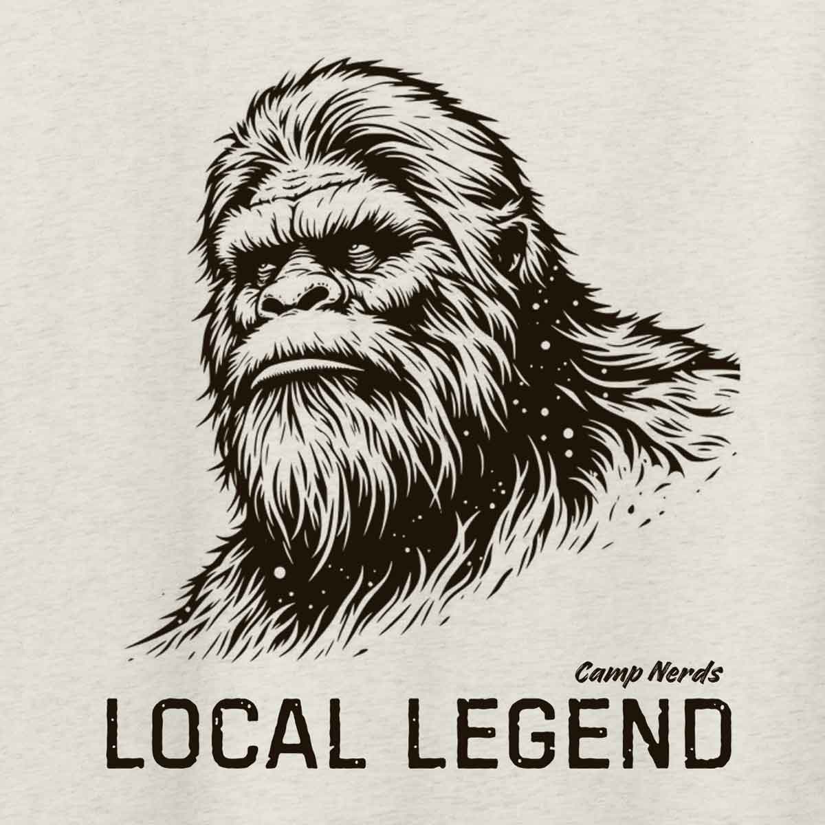 Sasquatch Local Legend T-Shirt - Camp Nerds